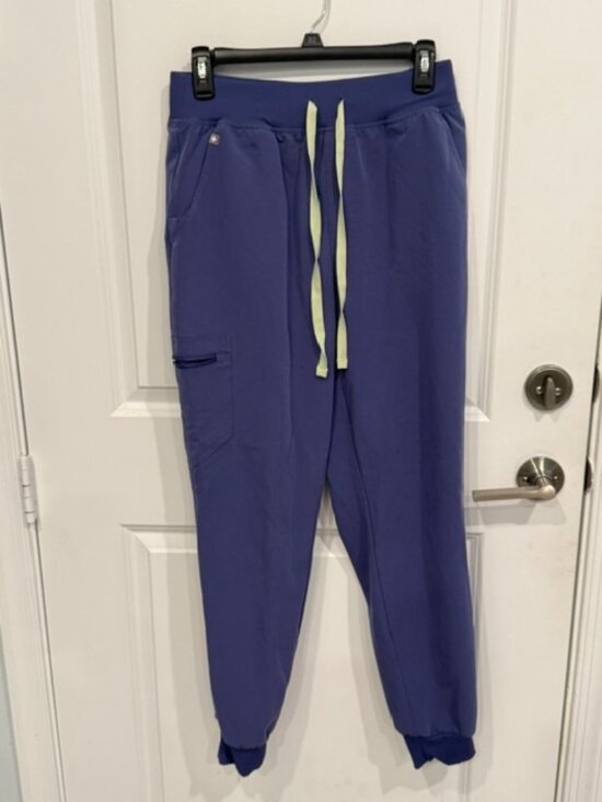 Figs | Pants & Jumpsuits | Figs Womens Blue Zamora Jogger Scrub Pants ...
